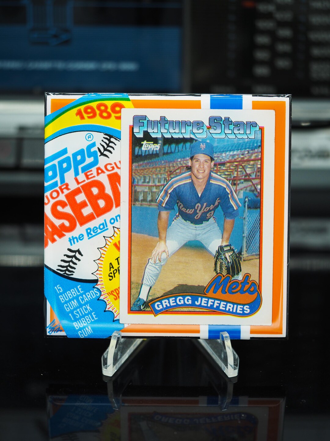 Gregg Jefferies Future Star Classic Card Tile Coaster - New York Mets ...