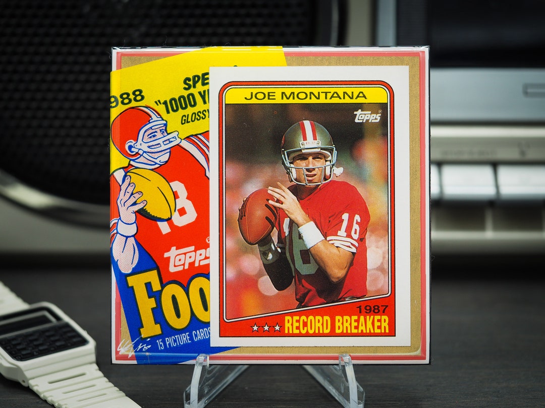 Joe Montana Record Breaker Classic Court Tile Coaster San Fransisco ...