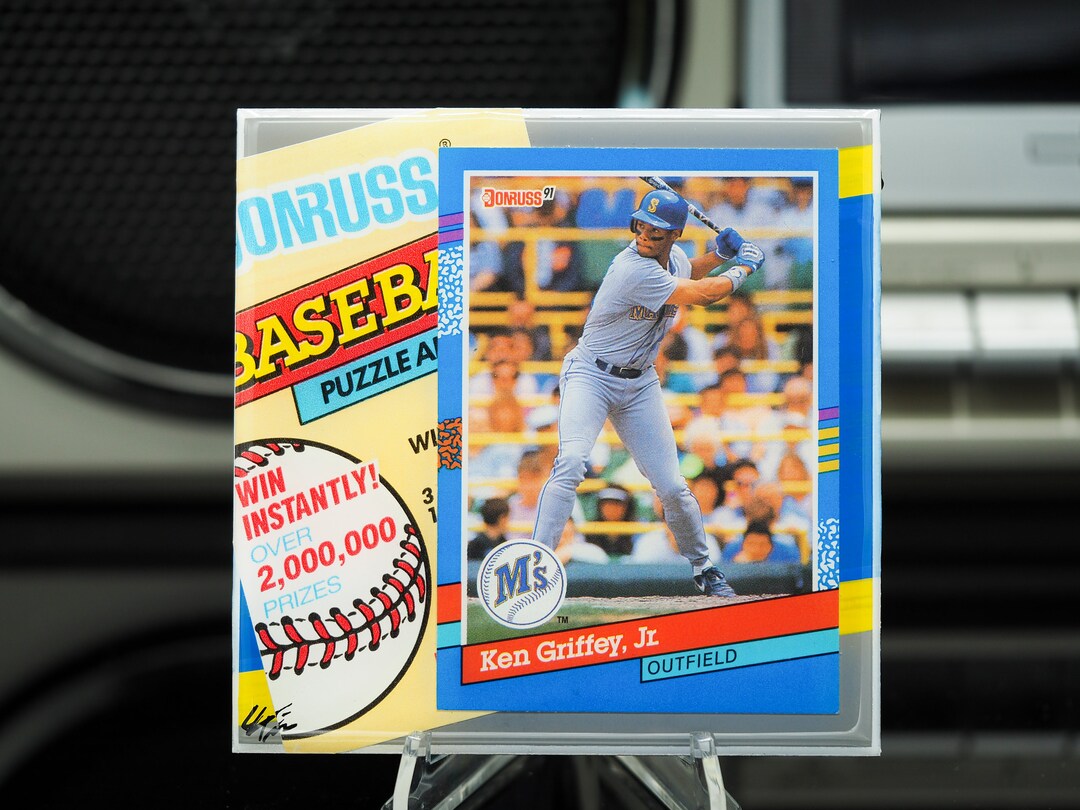Ken Griffey Jr Classic Card Tile Coaster - Seattle Mariners - 1991 ...