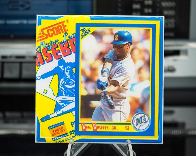 Ken Griffey Jr Classic Card Tile Coaster - Seattle Mariners - 1990 ...
