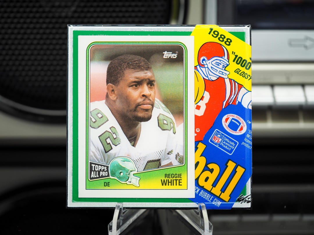 Reggie White All Pro Classic Card Tile Coaster - Philadelphia Eagles ...