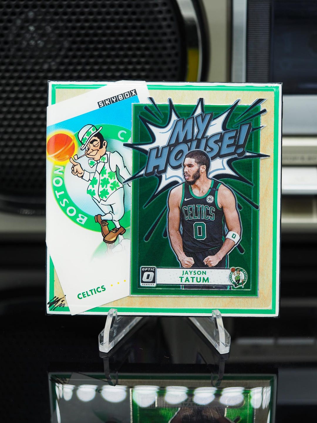 Jayson Tatum My House Classic Card Tile Coaster - Boston Celtics - 2020 ...