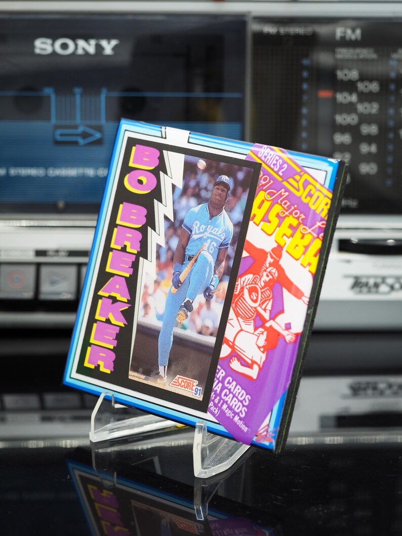 Bo Jackson Bo Breaker Classic Card Tile Coaster - Kansas City Royals ...