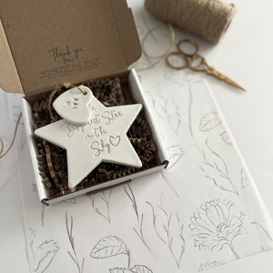 Personalised Memorial Keepsake | Brightest Star in the Sky | Custom ...