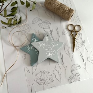 Personalised Memorial Keepsake | Brightest Star in the Sky | Custom ...