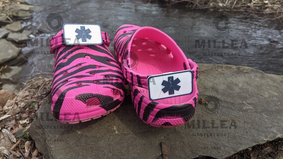 Croc Tags comes as a Set of 2 Star of Life | Etsy