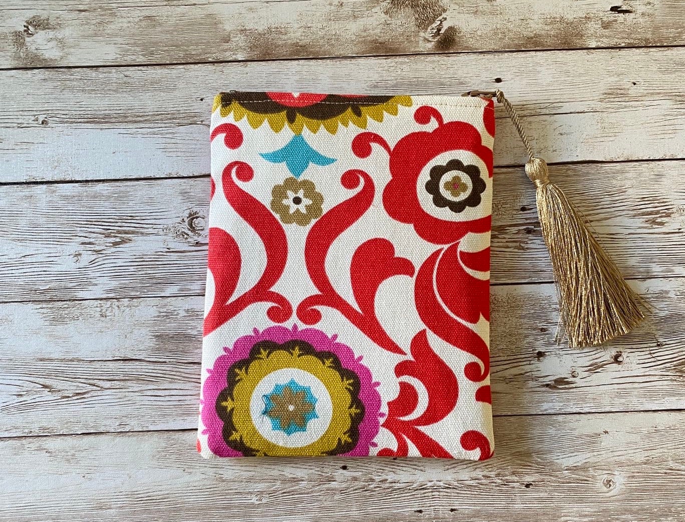 Pretty Colorful Floral Tarot Oracle Deck Bag With Silk Lining 5x7 ...