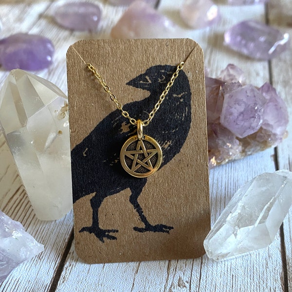 Pentacle Necklace - Etsy