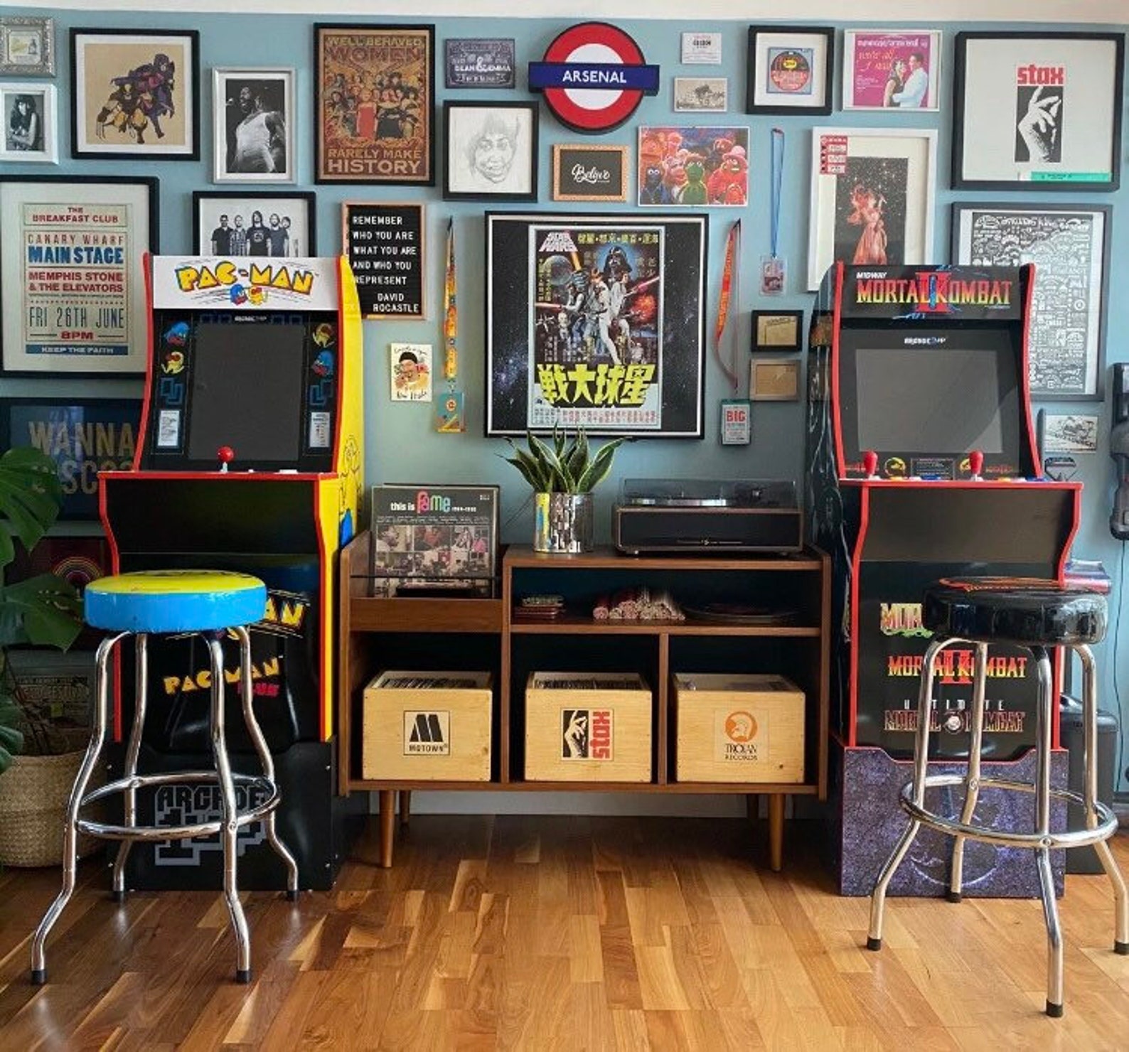 Vinyl Record Storage Box STAX Record Label. 120 Sleeves Vintage Style ...