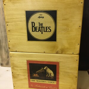 Vinyl Record Storage Box STAX Record Label. 120 Sleeves Vintage Style ...