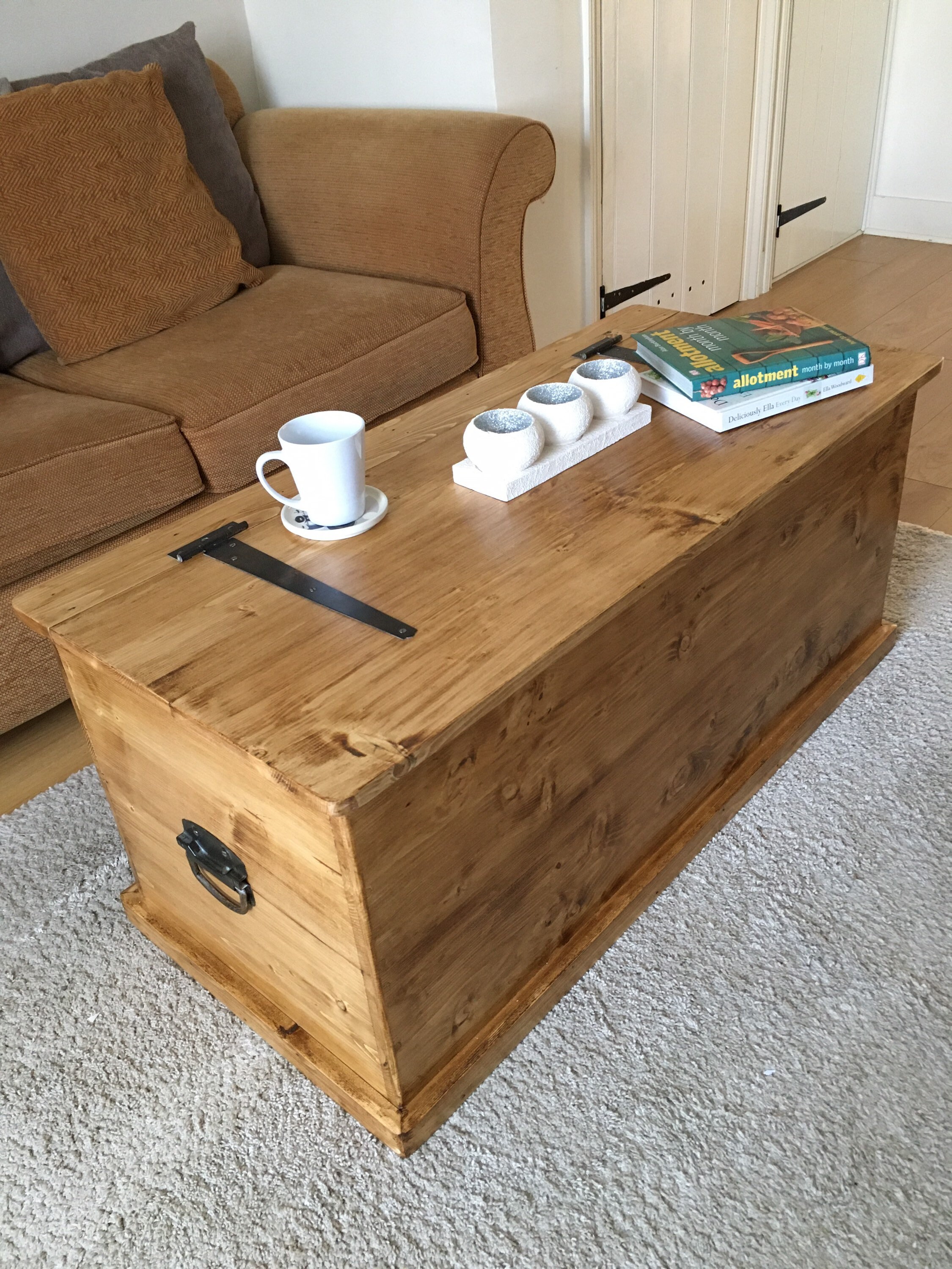 Huge Solid Pine Trunk Storage Box DELIVERY QUOTE AVAILABLE - Etsy UK