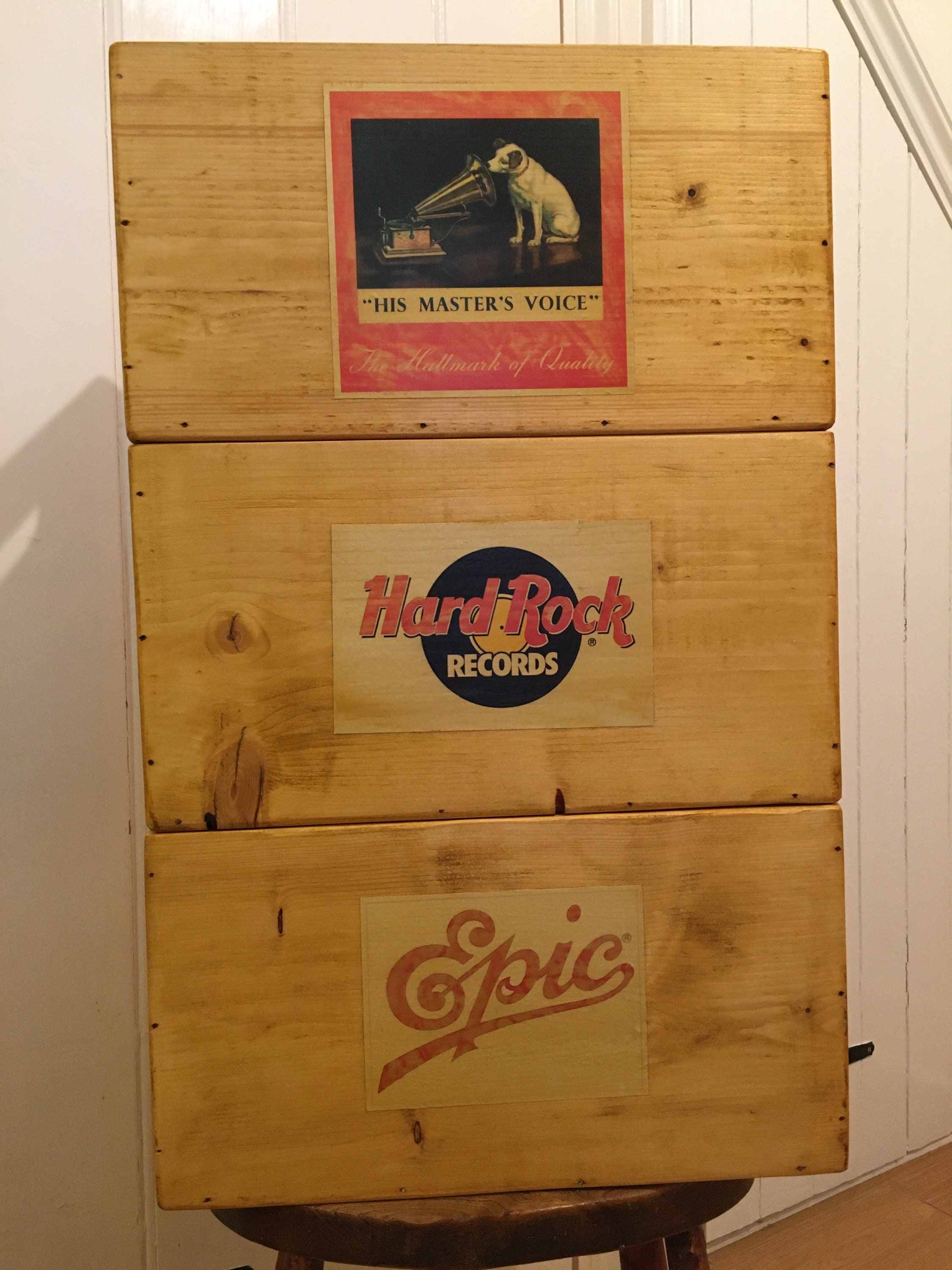 Record Storage Box 7 Inch Singles Case Vintage Style - Etsy UK