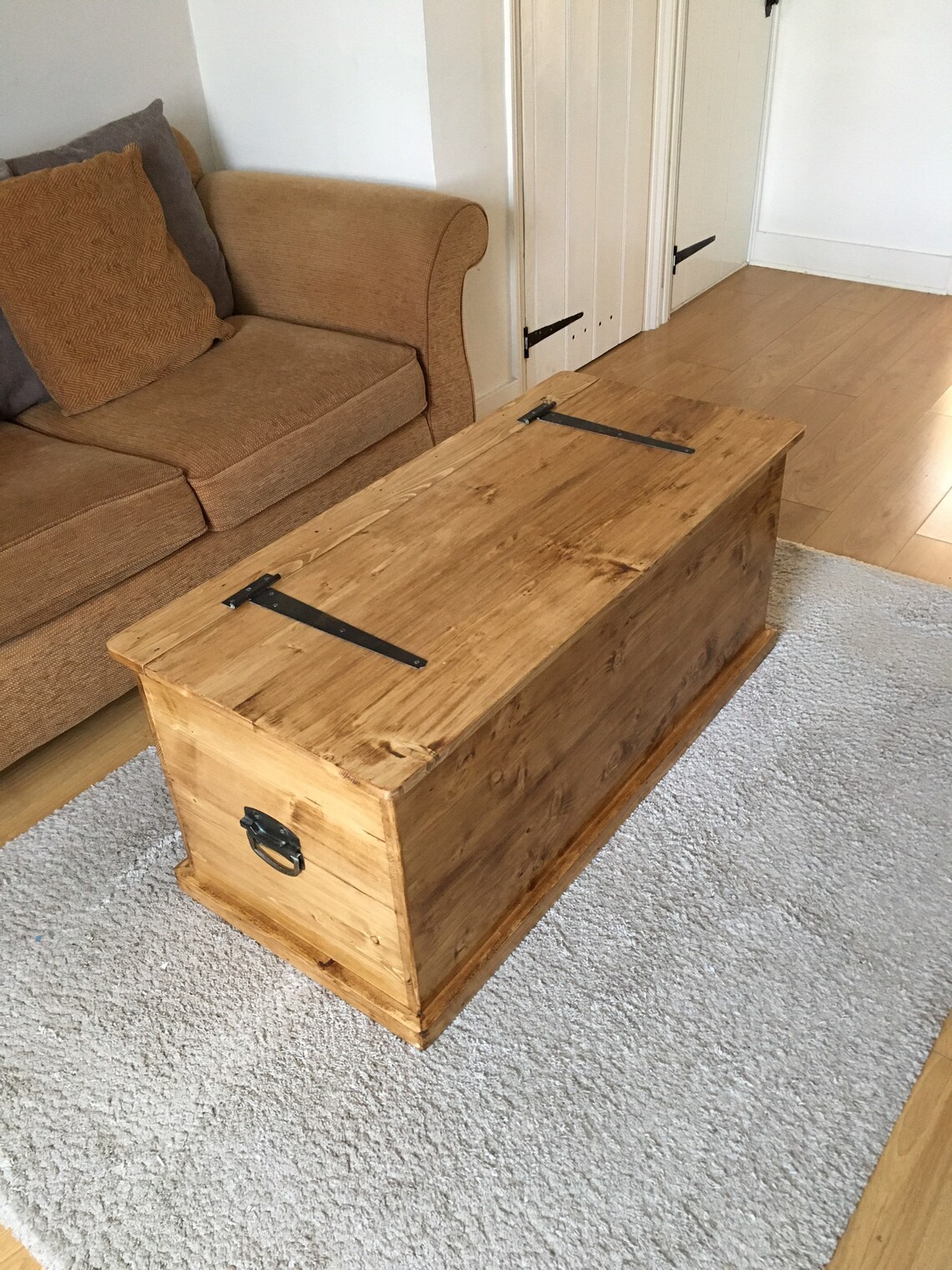 Huge Solid Pine Trunk Storage Box DELIVERY QUOTE AVAILABLE - Etsy UK
