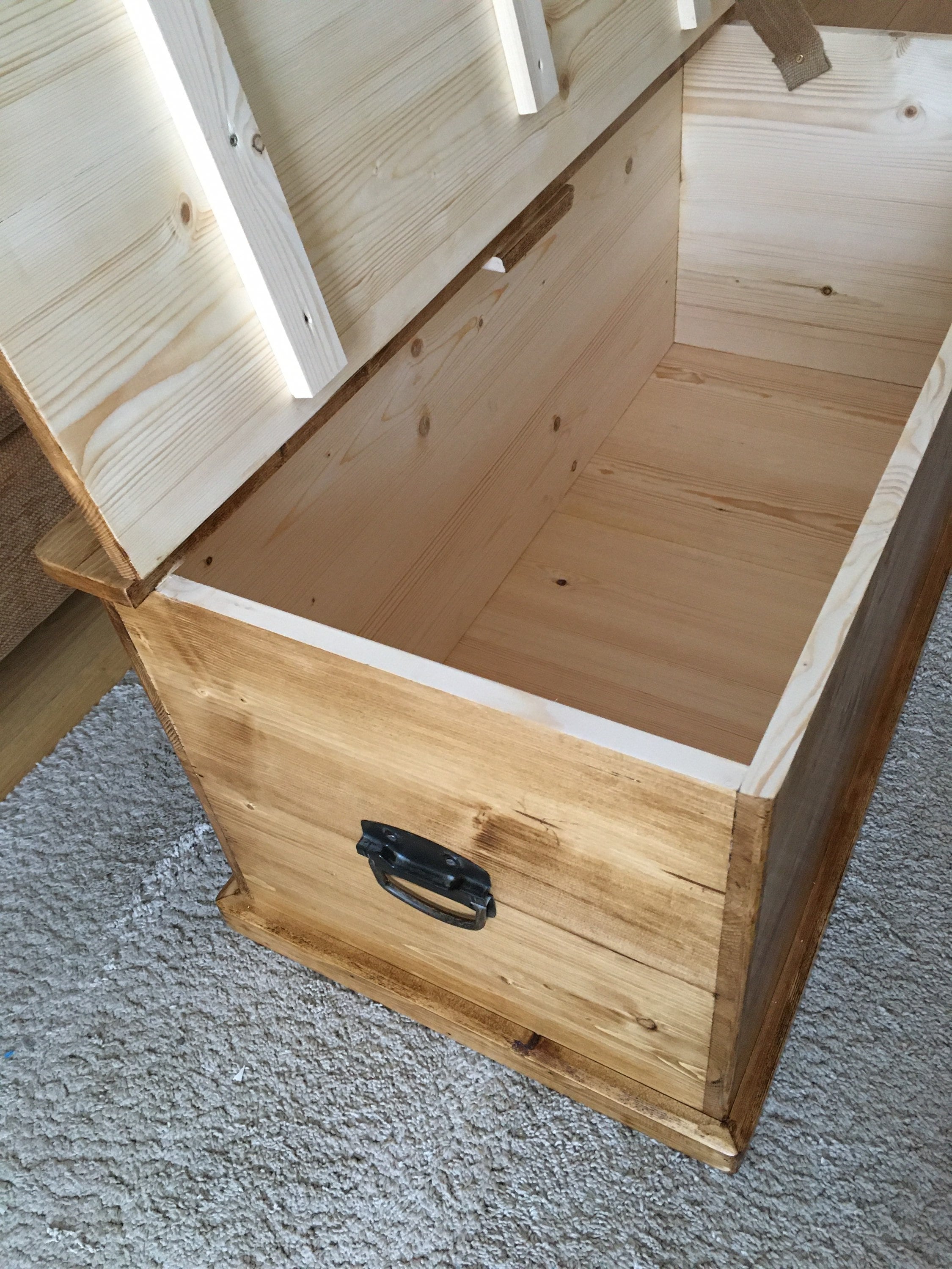 Huge Solid Pine Trunk Storage Box DELIVERY QUOTE AVAILABLE - Etsy UK