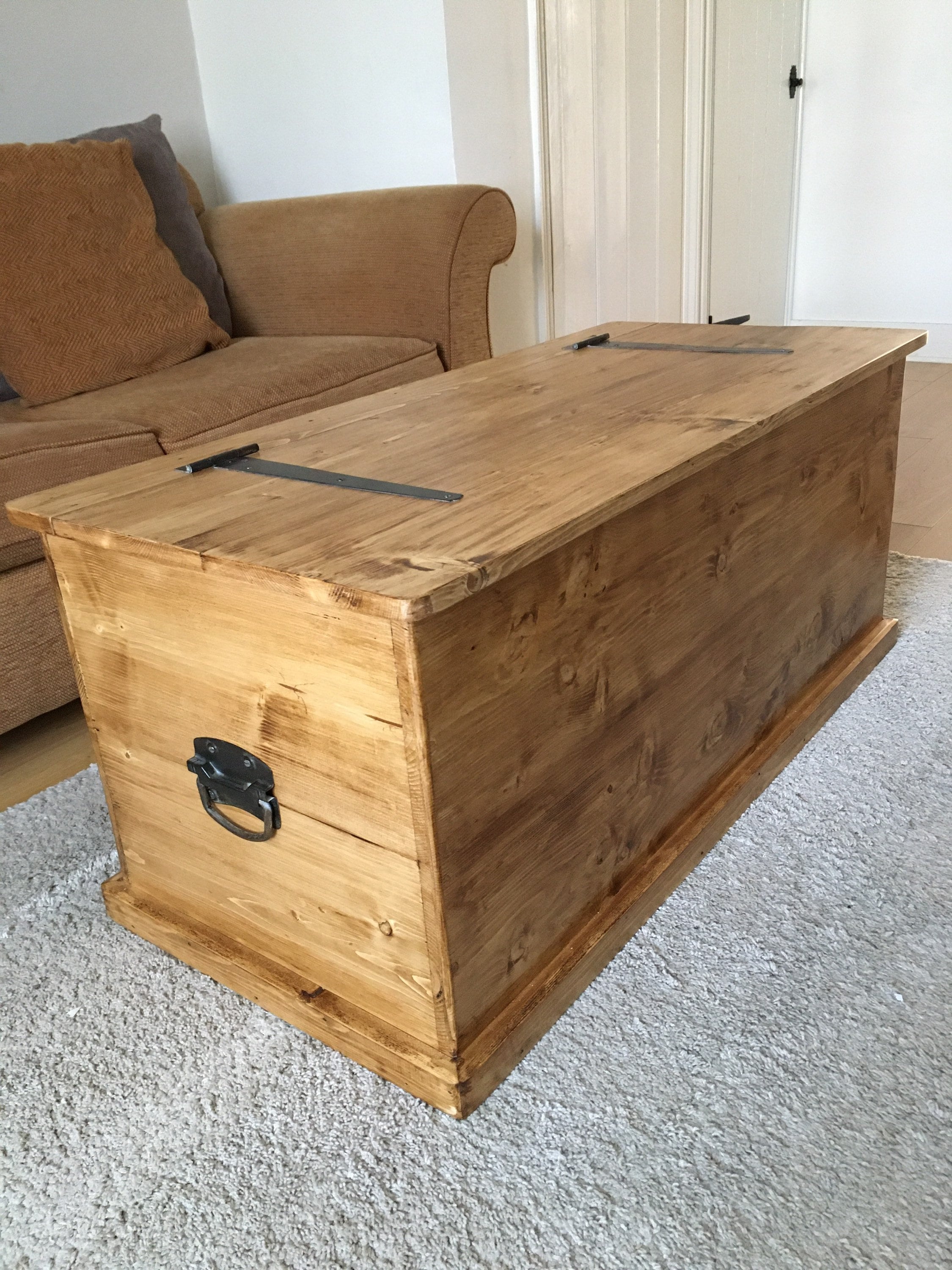 Huge Solid Pine Trunk Storage Box DELIVERY QUOTE AVAILABLE - Etsy UK