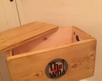 Record Storage Box 7 Inch Vinyl Singles Vintage Style Case. - Etsy UK