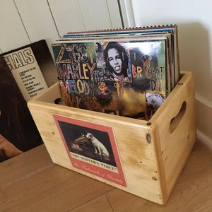 12 Inch Vinyl Record Storage Box Album Case Any Label . - Etsy UK