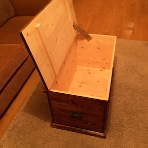 Huge Solid Pine Trunk Storage Box DELIVERY QUOTE AVAILABLE - Etsy UK