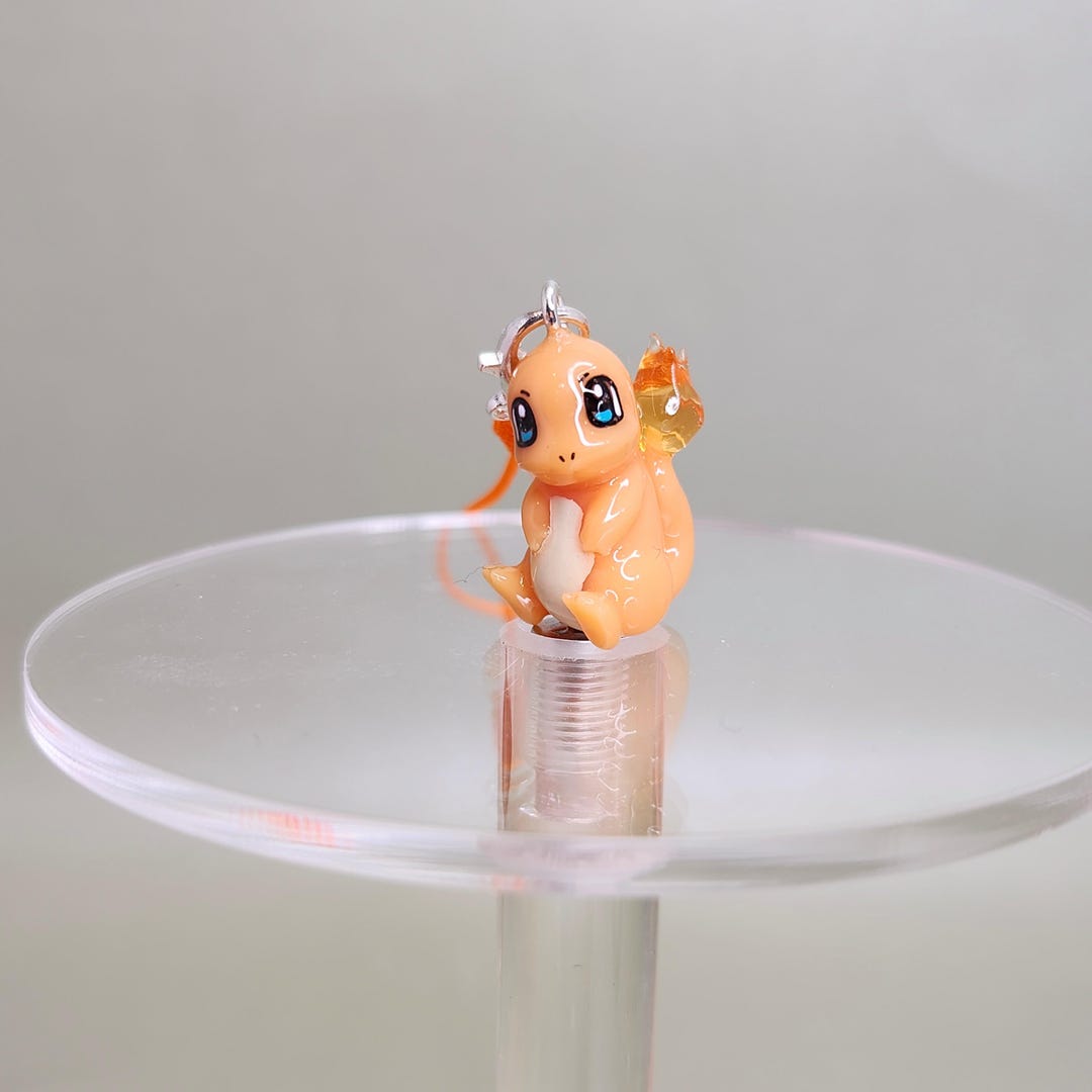 Fire Salamander Keychain Charm Kawaii Gift - Etsy