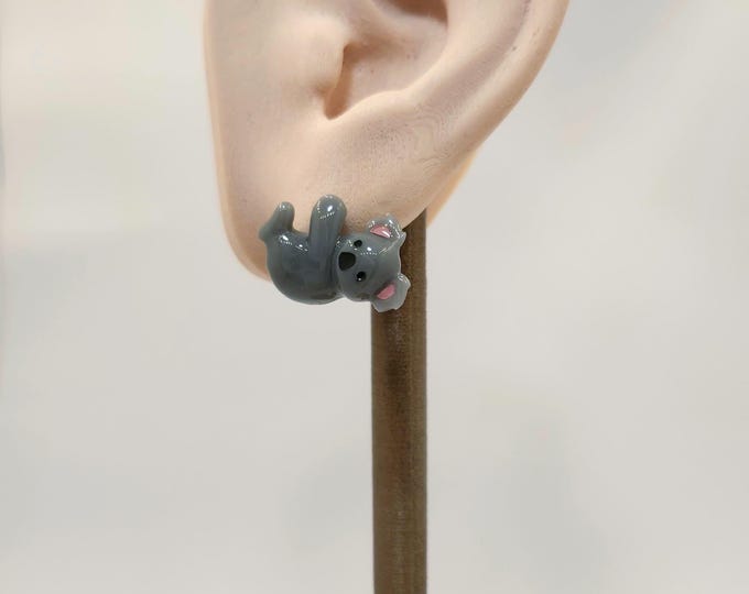 Climbing Koala Earrings/ear Piercings - Etsy
