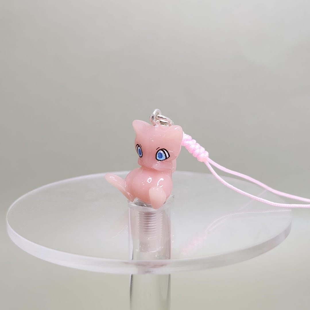 Psychic Pink Thingy Keychain Charm Kawaii Gift - Etsy
