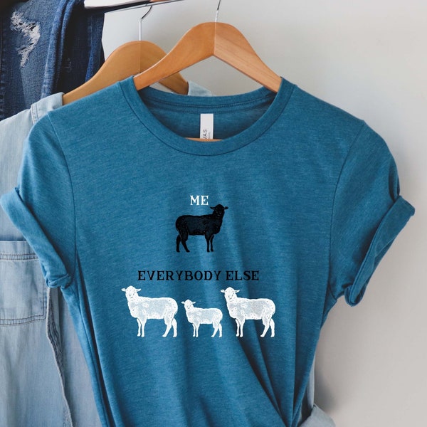 Black Sheep Tshirt - Etsy
