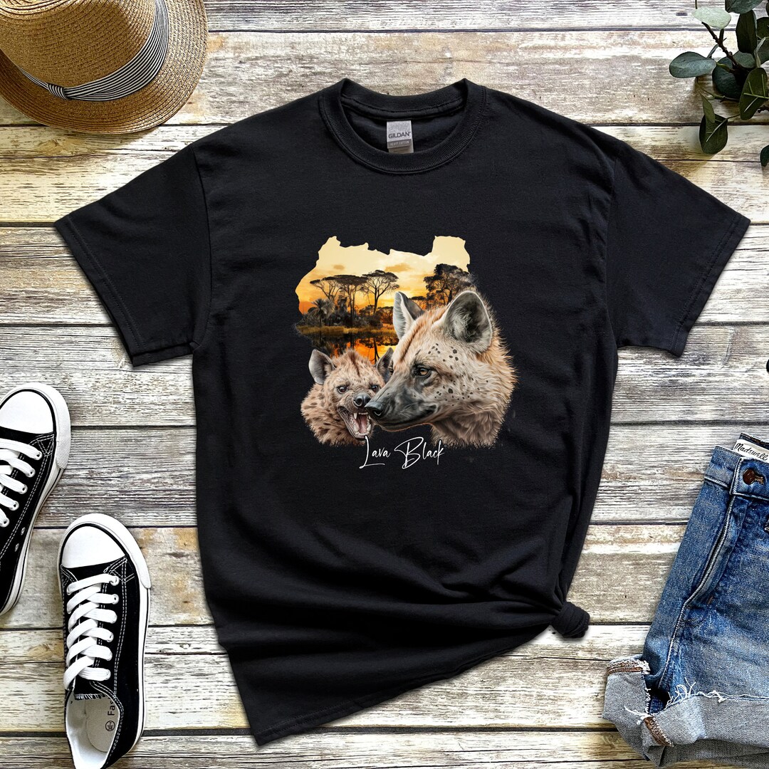 Africa Tshirt, Hyena Tshirt, Hyena Lover, Big Five Shirt, Safari Shirt ...