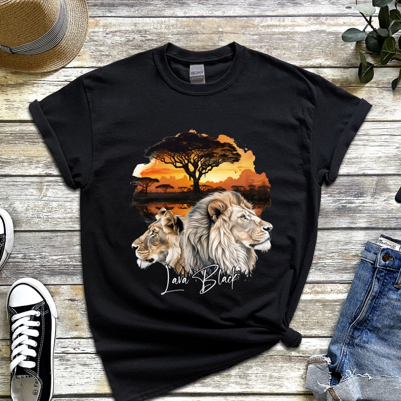 Lion T Shirt - Etsy