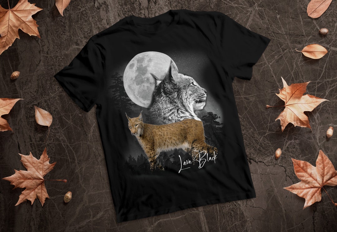 Luchs Shirt, Rotluchs Shirt, Luchs Tshirt, Luchs Grafik Shirt, Luchs ...