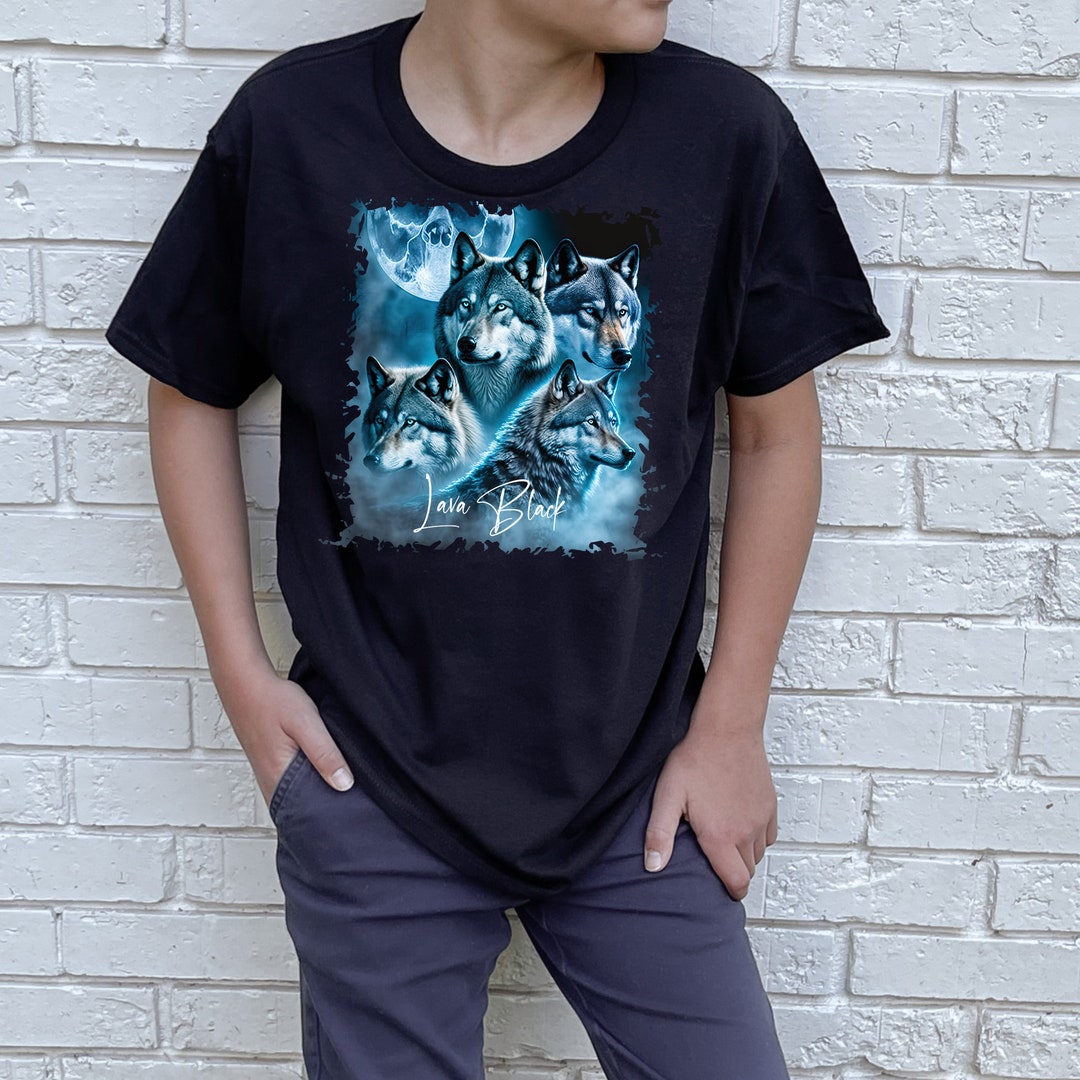Wolf Pack Tshirt, Wolf Tshirt for Teen, Wolf Shirt, Wolves Tshirt, Wolf ...