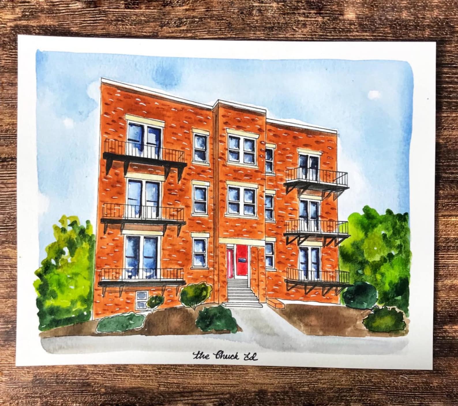 CUSTOM HOUSE DRAWING, Hand Drawn House, Original Aesthetic Sketch From ...