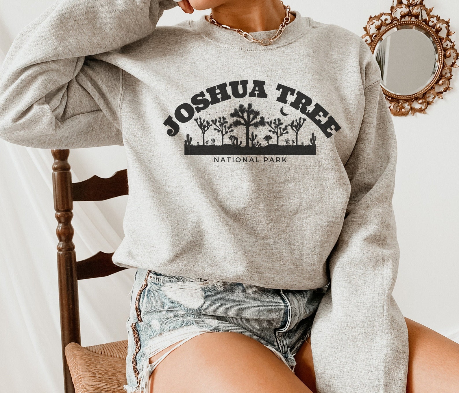 Joshua Tree Sweatshirt, National Park Sweatshirt, Joshua Tree Crewneck ...
