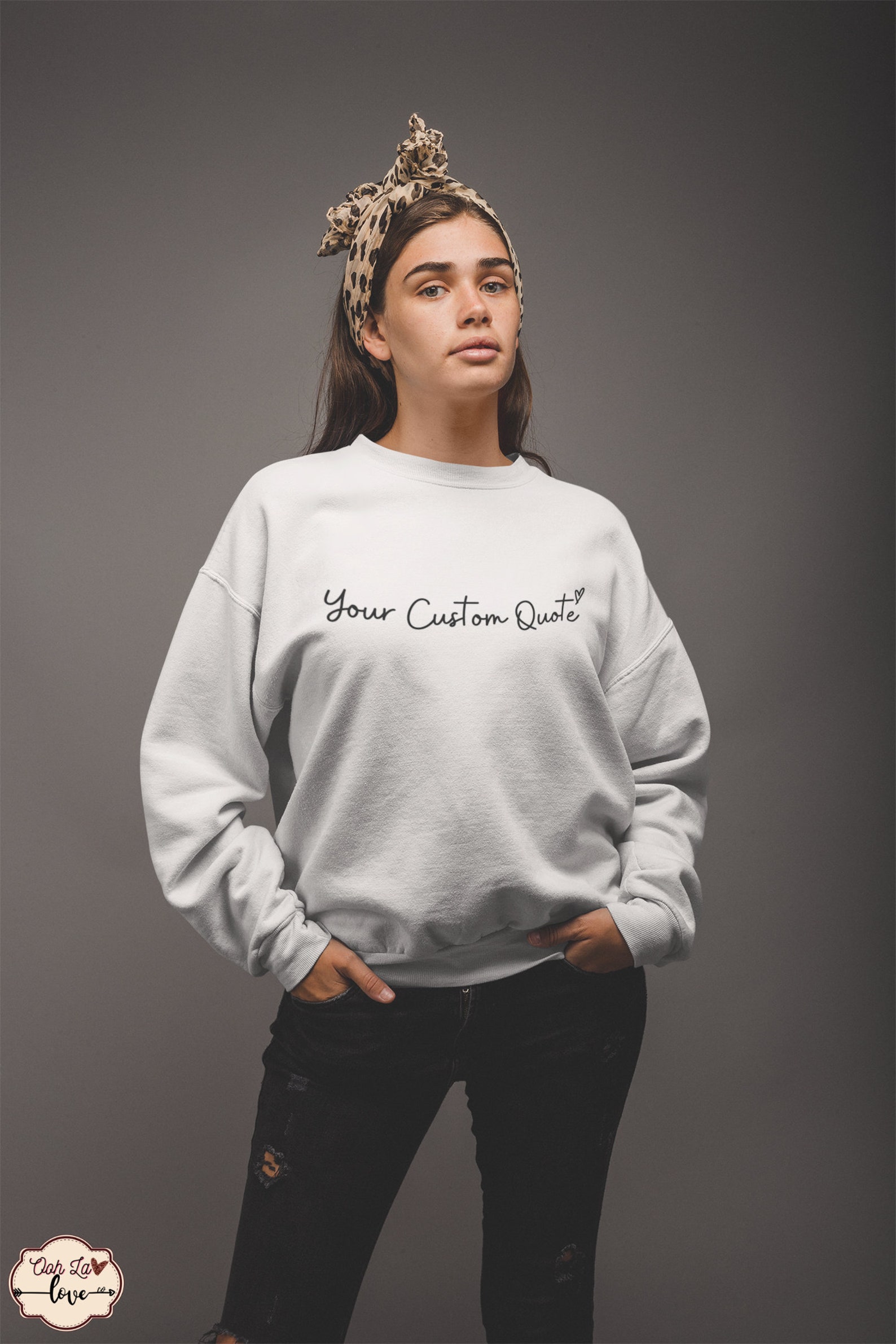 Custom Quote Sweatshirt | Custom Crewneck | Custom Handwriting Quote ...