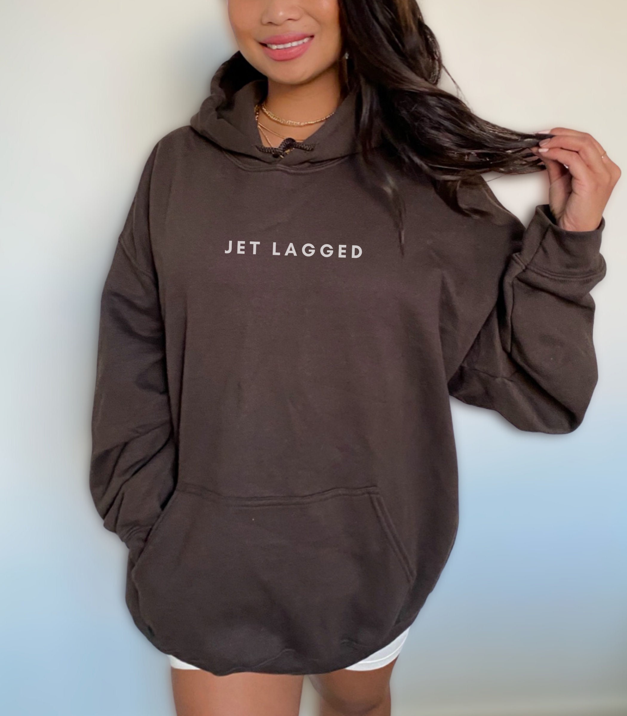 Jet Lagged Sweatshirt Crewneck, Jet Lagged Pullover, Plane Travel ...