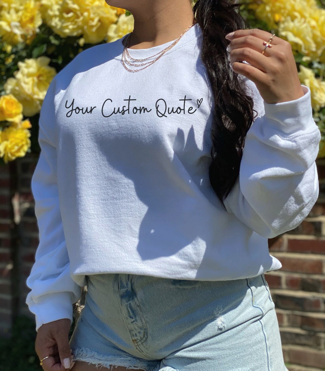 Custom Unisex Fleece Sweatshirt , Custom Pullover , Custom Shirt ...