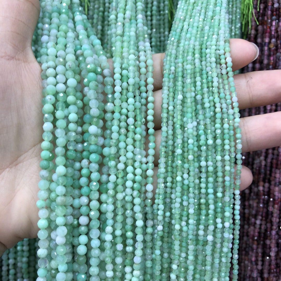 2 3 4mm Natural Genuine Australian Jade Faceted Round Gemstone Loose ...