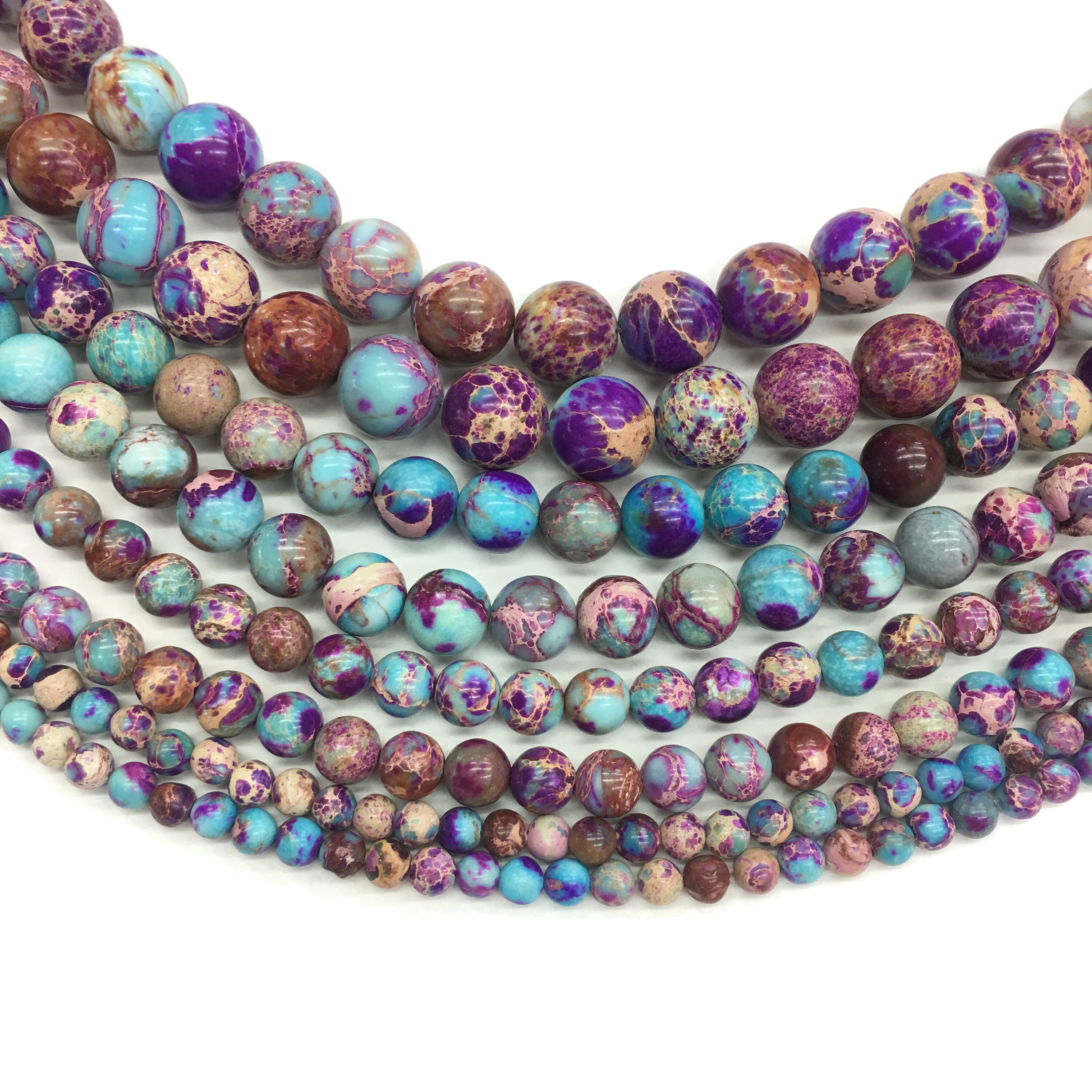 4mm 6mm 8mm 10mm 12mm Natural Galaxy Sea Sediment Imperial | Etsy