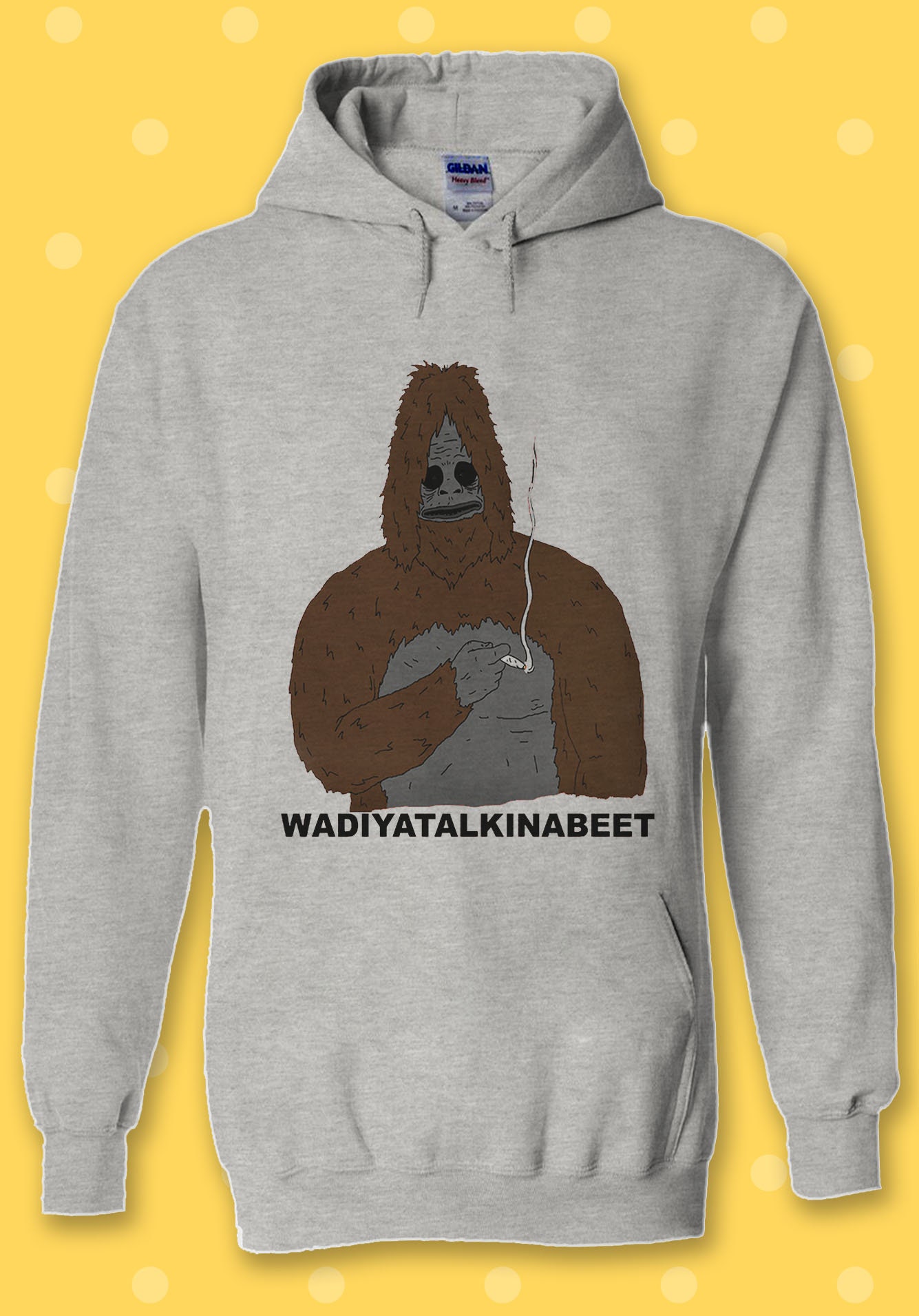 Sassy Sasquatch Popcorn The Big Lez Hoodie Sweatshirt Etsy