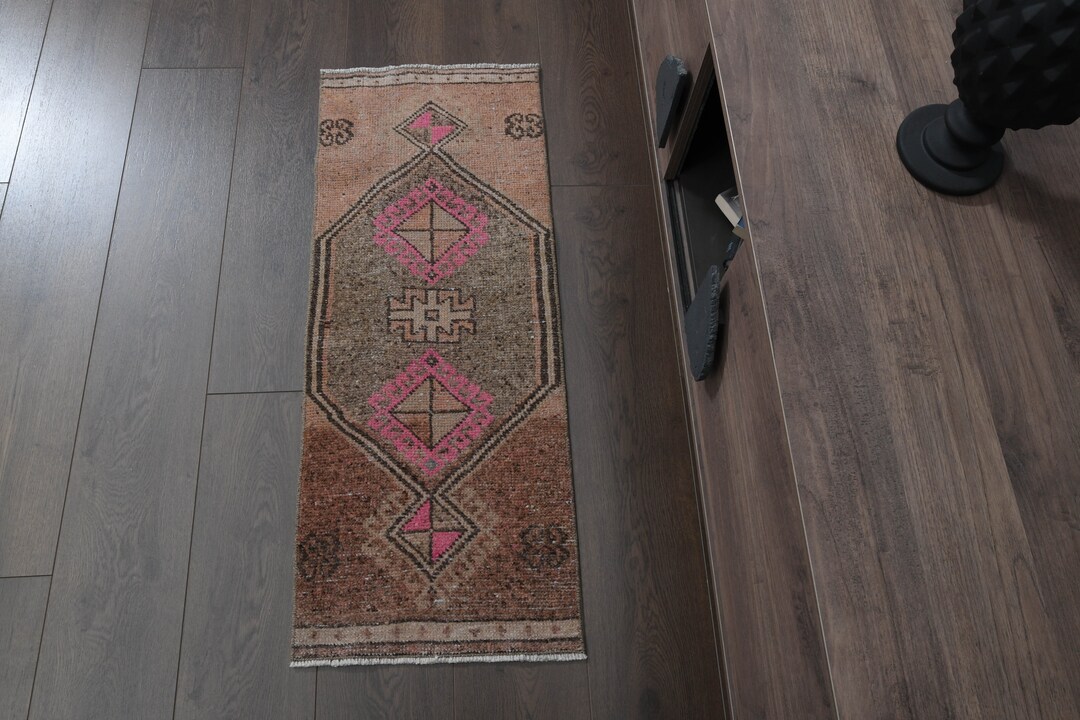 1'4x3'5 Ft, COLORFUL RUG, Turkish Small Rug, Colorful Rug, Doormat 2x4 ...