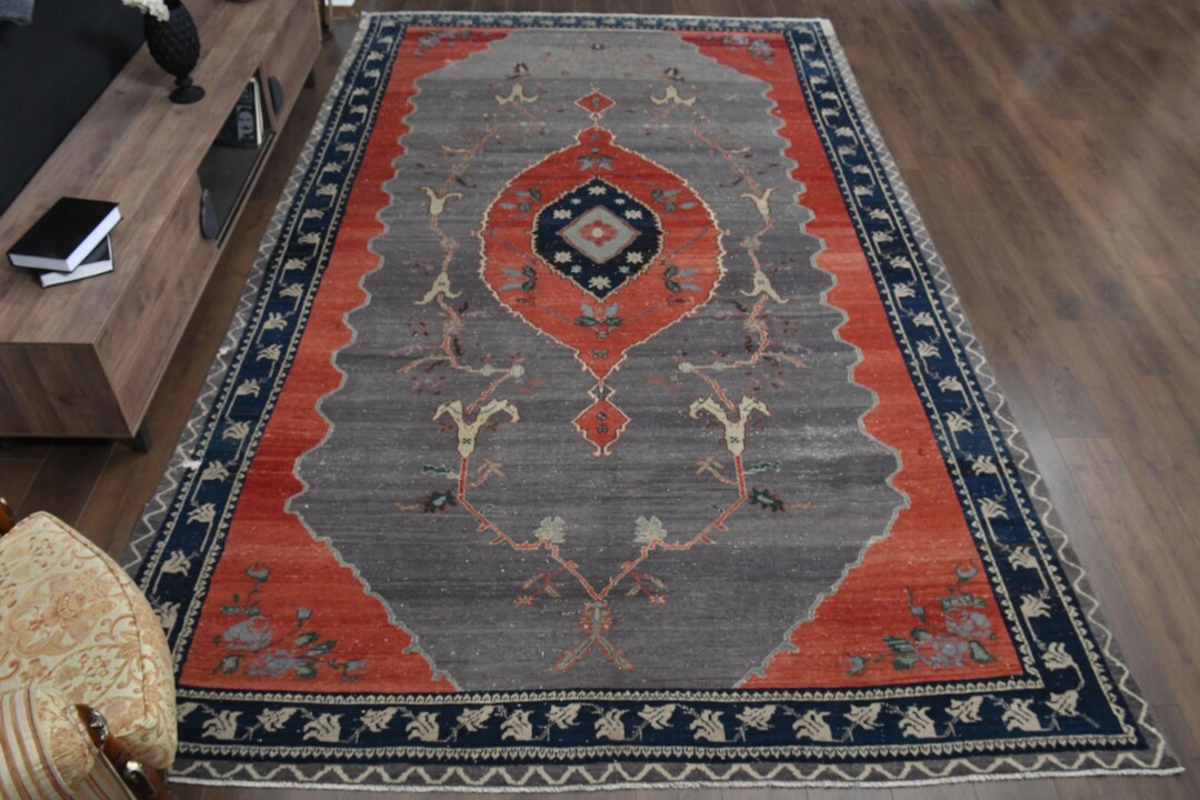 8.5x13.5 Ft, ONE OF A KIND, Luxury Decor Rug, Oversized Vintage Rug ...