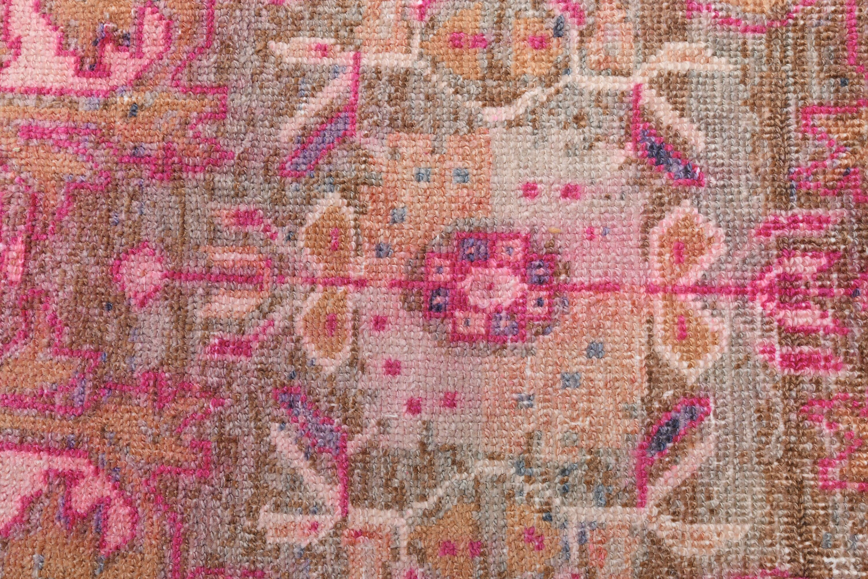 3'4x9'2 Ft PINK FARMHOUSE DECOR Turkish Runner Rug | Etsy