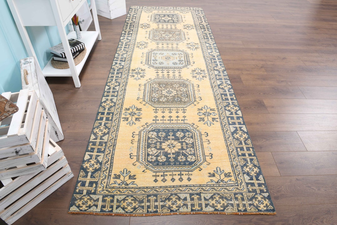 100x300cm, TÜRKISCHER Teppichläufer, Küchenteppich, Läufer, Handgemacht ...
