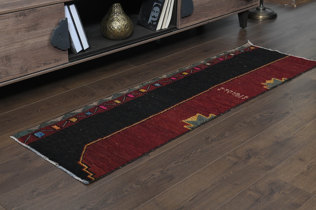 1.7x5.6 Ft, TURKISH RUNNER RUG, Colorful Small Rug, Small Runner Rug ...