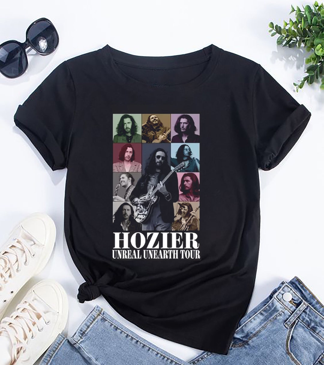 Camiseta Hozier vintage de los años 90, camisa Hozier Unreal Unearth Tour 2024, camisa Hozier ...