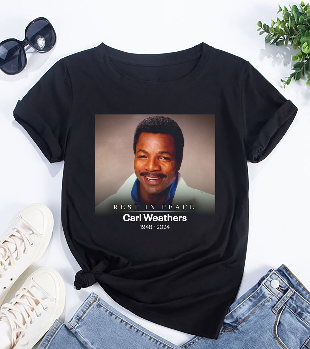 RIP Carl Weathers 1948-2024 Shirt, Carl Weathers 90s Vintage Shirt ...