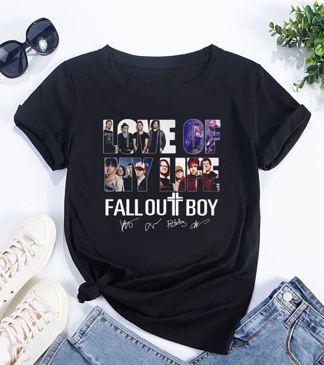 Fall Out Boy Signature T-shirt, so Much for 2our Dust Tour 2024 Shirt ...
