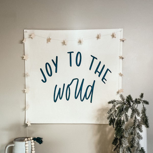 Joy Banner - Etsy