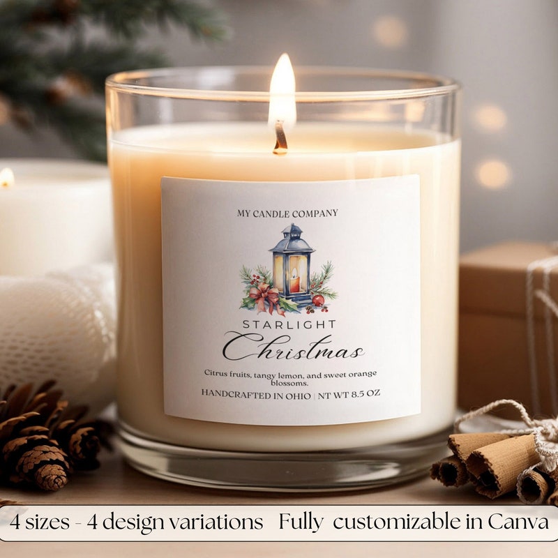 Candle Label Template - Etsy Australia
