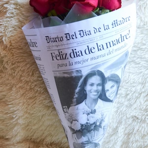 Spanish Mothers Day Newspaper Template, Printable Card (digital ...