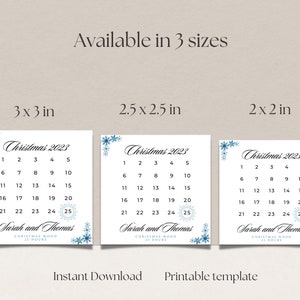 Advent Candle Label Template, Printable Christmas Countdown, Candle ...